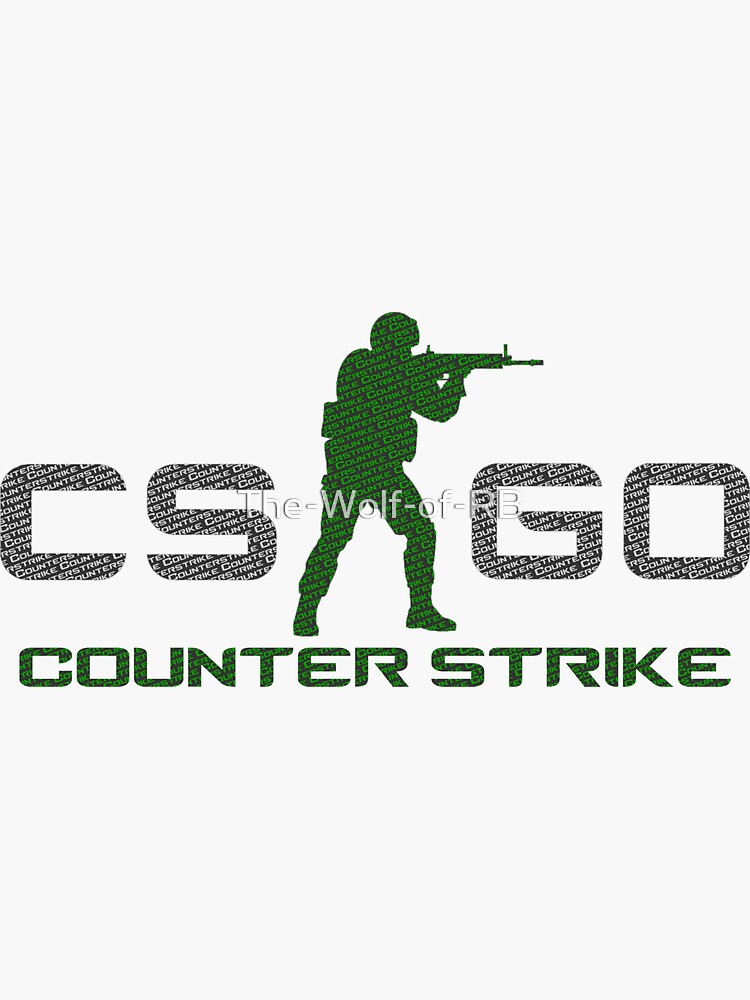 "CS:GO - Green" Sticker for Sale by The-Wolf-of-RB | Redbubble