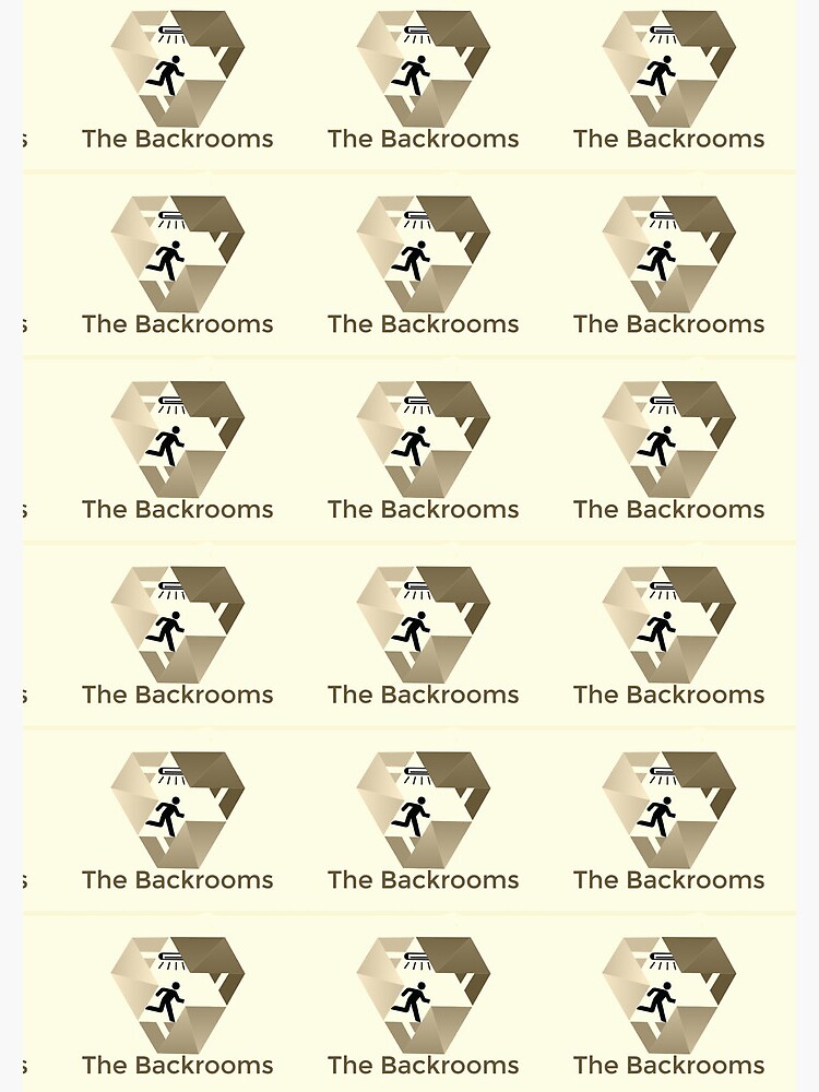 "The Backrooms Logo Merch Backroom Liminal Space Horror" Spiral ...