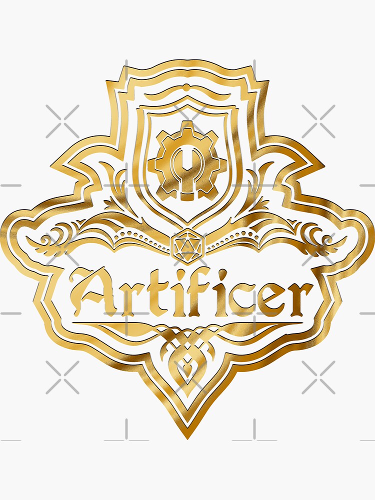 "Artificer DnD Class Emblem for role players gift" Sticker for Sale by ...