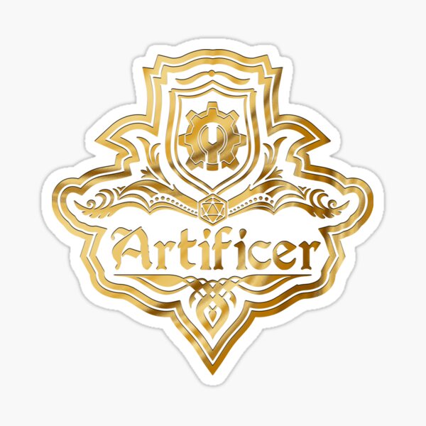 "Artificer DnD Class Emblem for role players gift" Sticker for Sale by ...