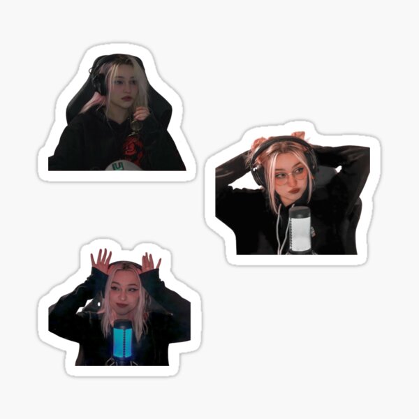 "Niki Nihachu Pink Hair Pack" Sticker by InsecurePuppet | Redbubble