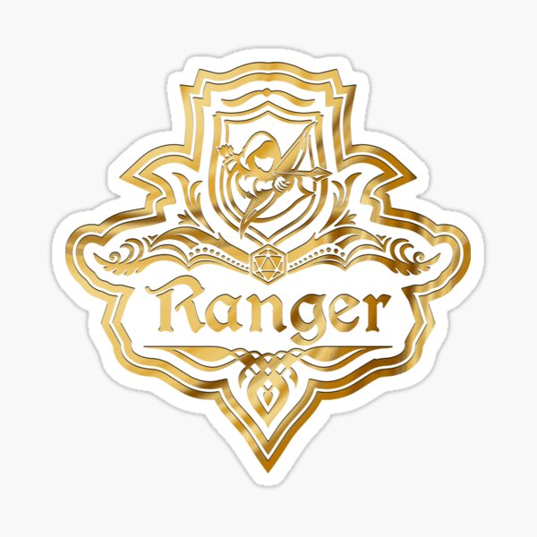 "Ranger DnD Class Emblem for role players gift" Sticker by ...