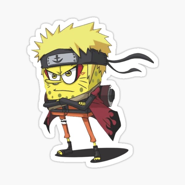 "Spongebob Gangster " Sticker by magicvprints | Redbubble