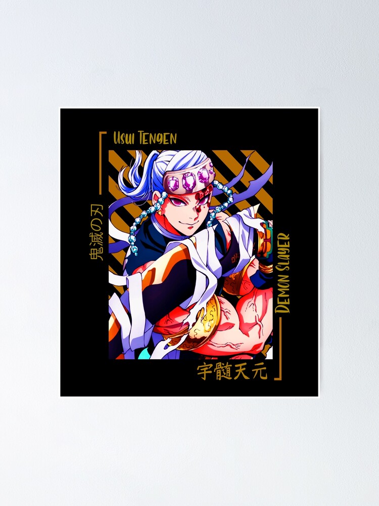 "Tengen Uzui - Demon Slayer" Poster by Emini-ARt | Redbubble