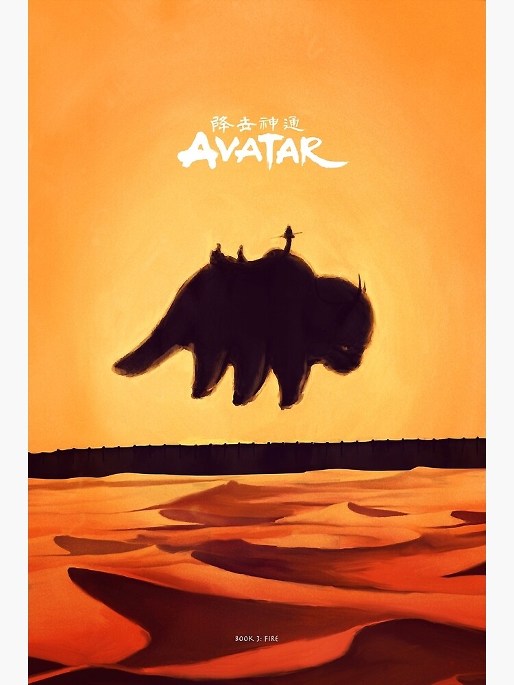 "Airbender Book 3 Fire Manga" Poster for Sale by Hedvig-1 | Redbubble