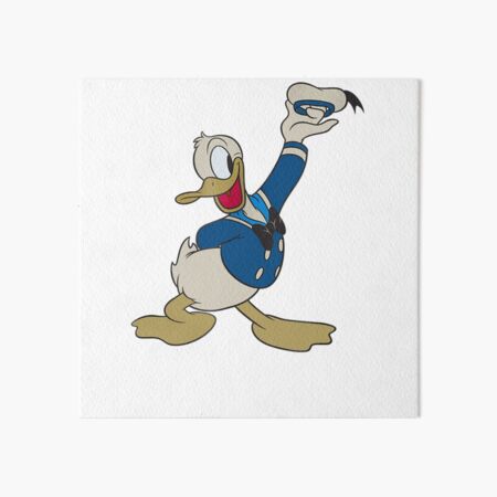 "Dis.ney Donald Duck Salute" Art Board Print by JennieDreher | Redbubble