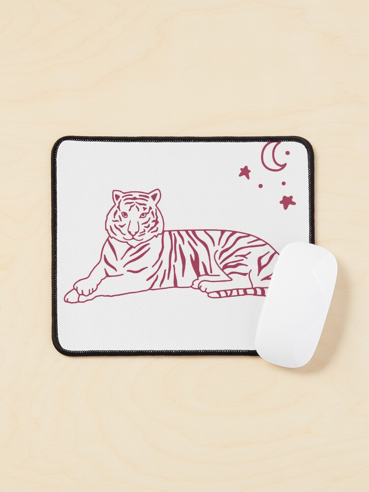 "Pink Tiger - Retro Tiger - 70s Tiger - Hippie Tiger - Pink Tigers ...