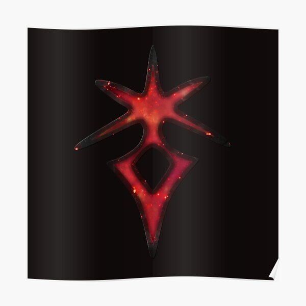 "FFXIV Job Icons [dark knight [DRK] pattern/sticker]" Poster by ...
