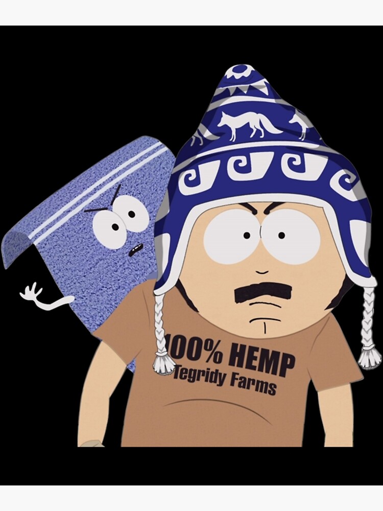"Tegridy Farms Randy Marsh and towelle characters " Poster for Sale by ...