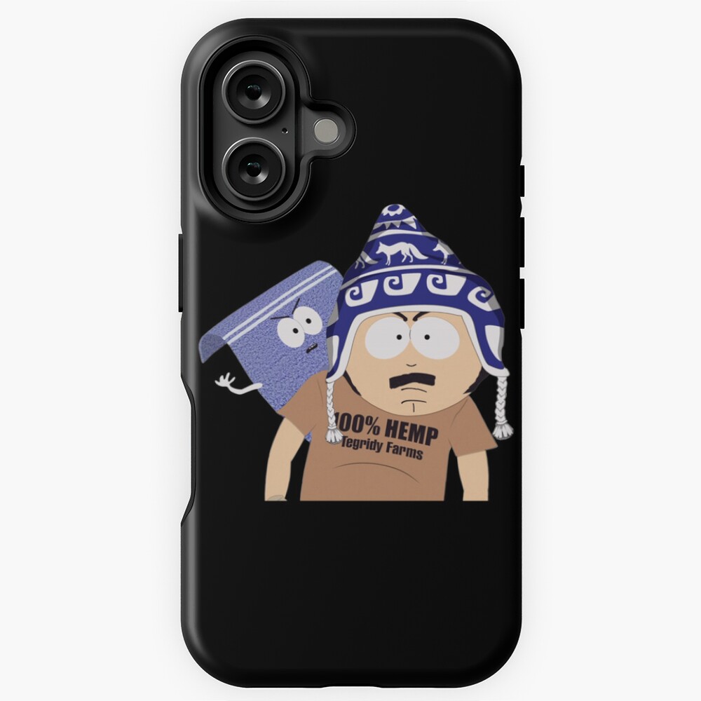 "Tegridy Farms Randy Marsh and towelle characters " Sticker for Sale by ...