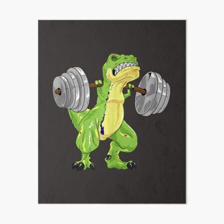"Dinosaur squat bodybuilder Gift Powerlifting Gym deadlift dinosaur ...