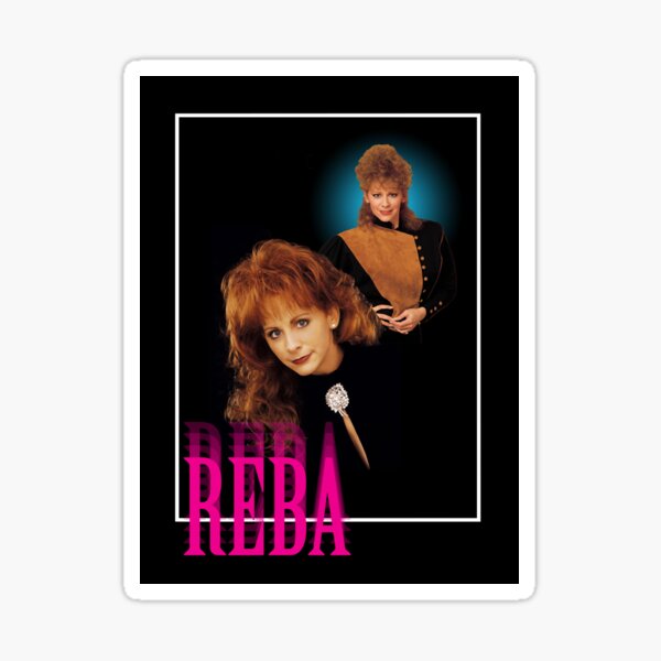 "Reba Shirt Design " Sticker by Cathusitn67 | Redbubble
