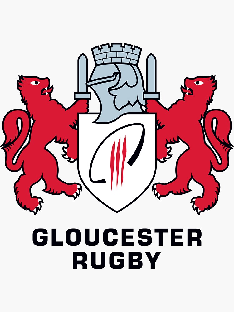 "Gloucester Rugby Union Team Logos" Sticker by fumiooic | Redbubble