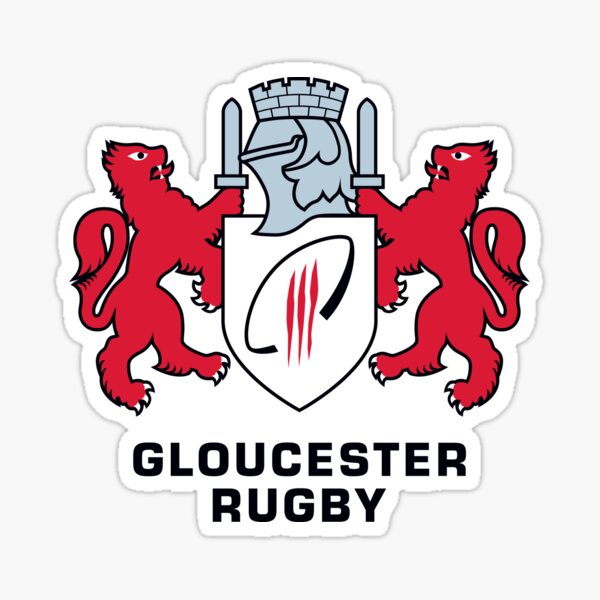"Gloucester Rugby Union Team Logos" Sticker by fumiooic | Redbubble