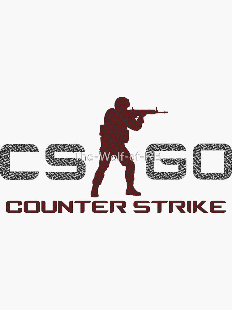 "CS:GO - Red" Sticker for Sale by The-Wolf-of-RB | Redbubble