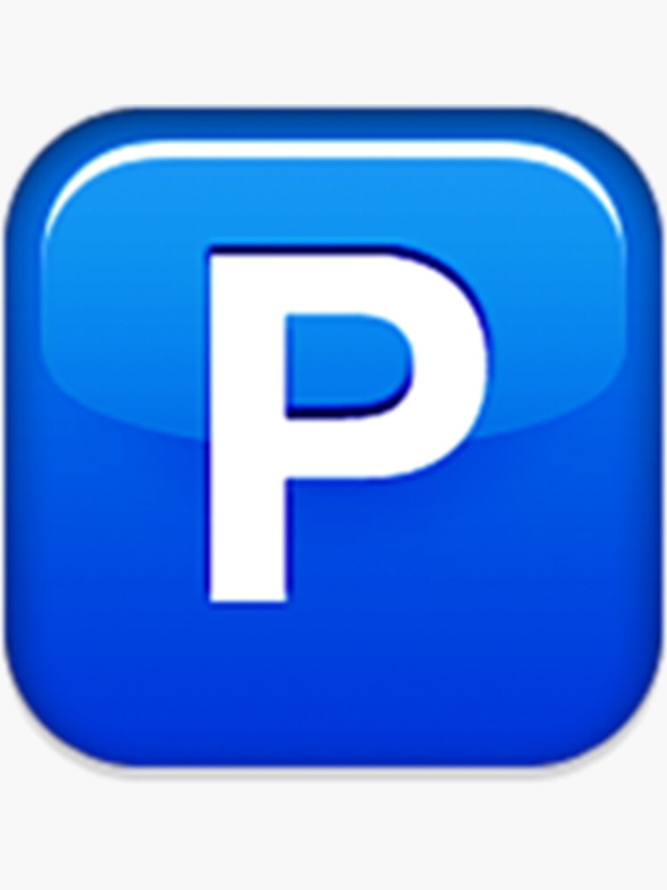 "P Emoji " Sticker for Sale by KayzekFashion | Redbubble