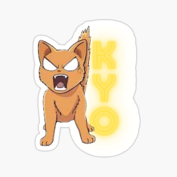 "Angry Kyo Sohma" Sticker by fmmitnik | Redbubble