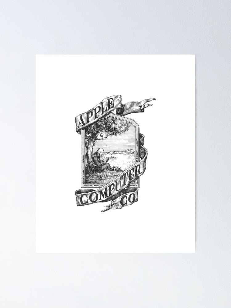 "old computer logo" Poster for Sale by jermainedesign | Redbubble