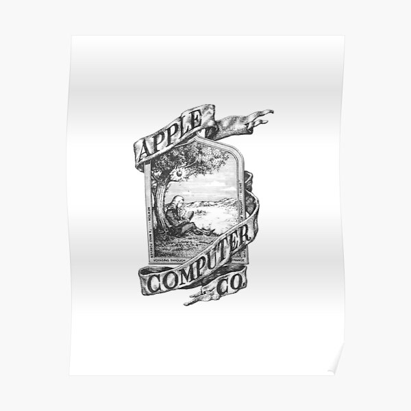 "old computer logo" Poster for Sale by jermainedesign | Redbubble