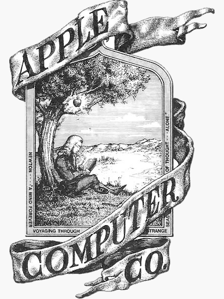 "old computer logo" Sticker by jermainedesign | Redbubble