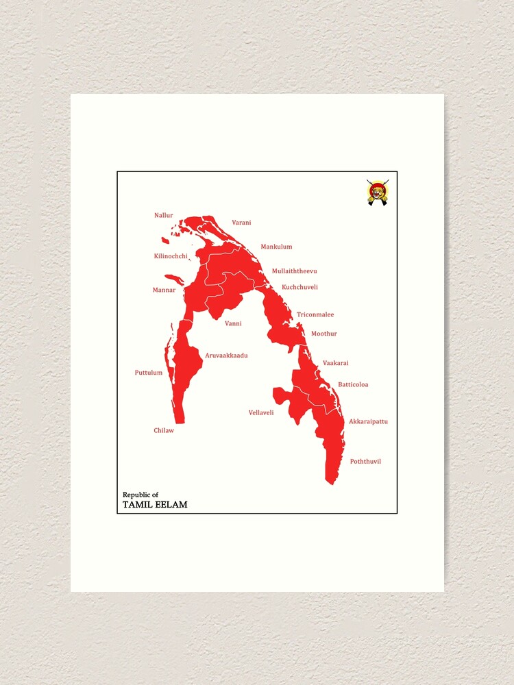 "Republic of Tamil Eelam" Art Print by Davidevilboy | Redbubble