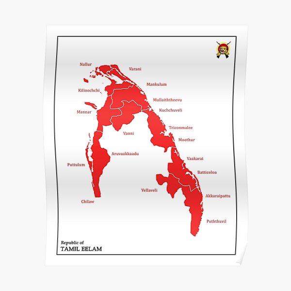 "Republic of Tamil Eelam" Poster by Davidevilboy | Redbubble