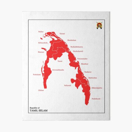 "Republic of Tamil Eelam" Art Board Print by Davidevilboy | Redbubble