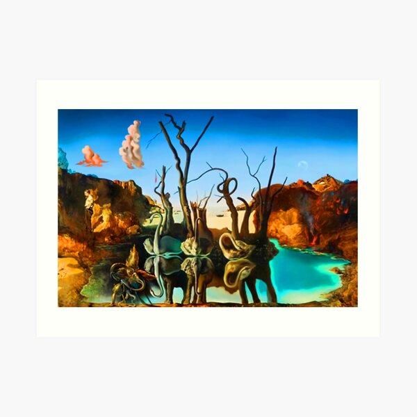 "Moment Salvador Dali Explosion " Art Print for Sale by Sophiamelo ...