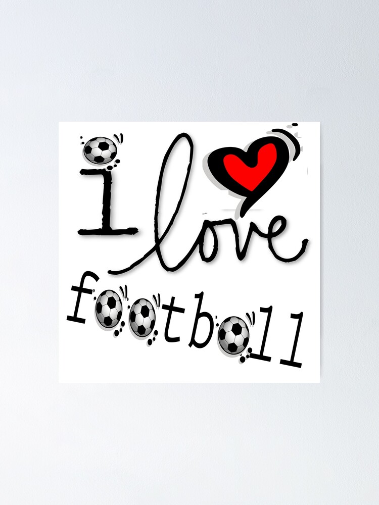 "Football Wordle" Poster by Happymaker2022 | Redbubble