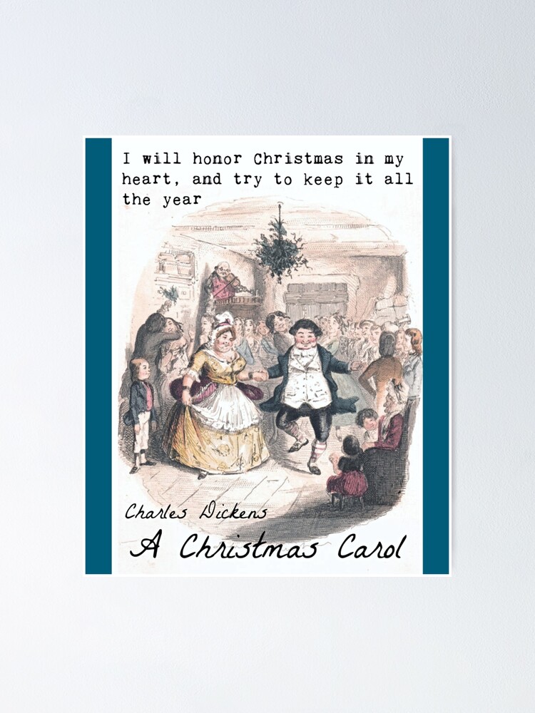 "A Christmas Carol " Poster for Sale by anwdigital | Redbubble