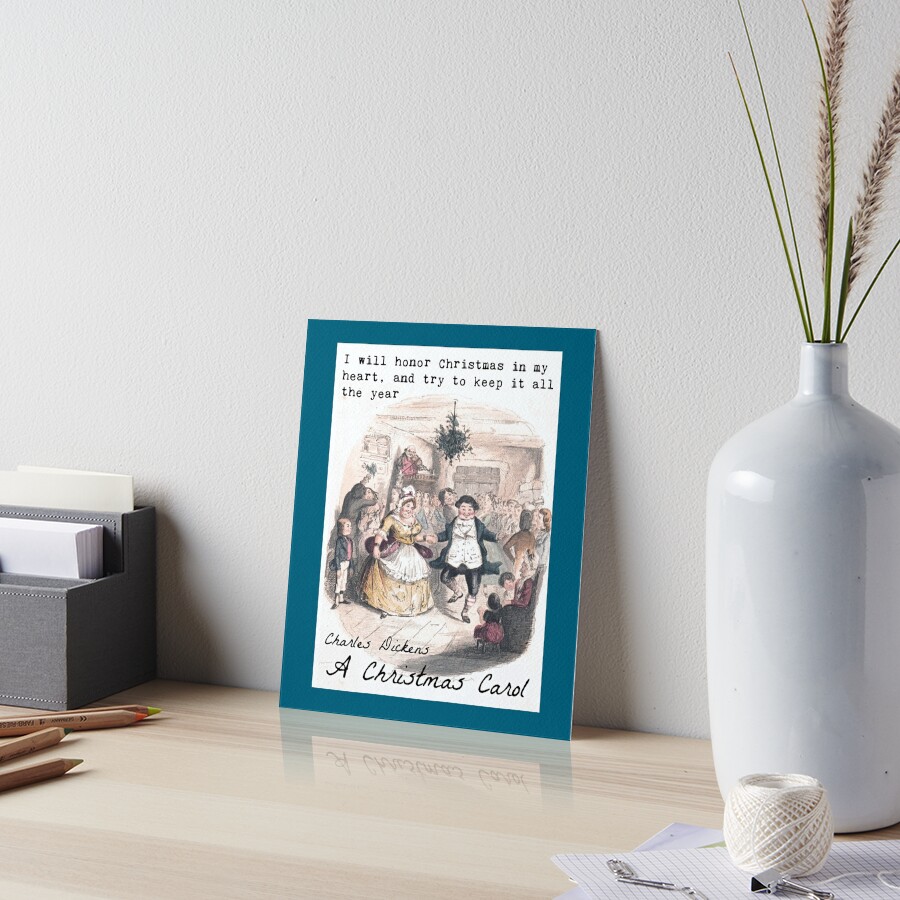 "A Christmas Carol " Art Board Print for Sale by anwdigital | Redbubble