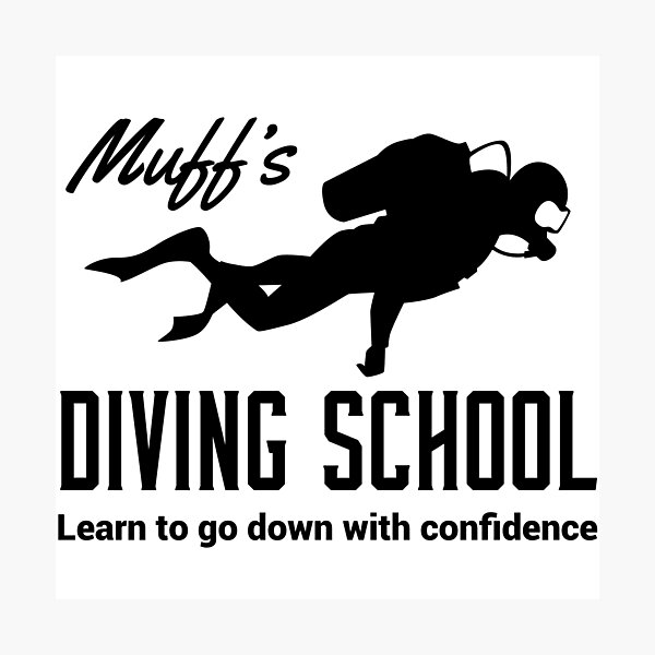 Muff Diving Wall Art | Redbubble