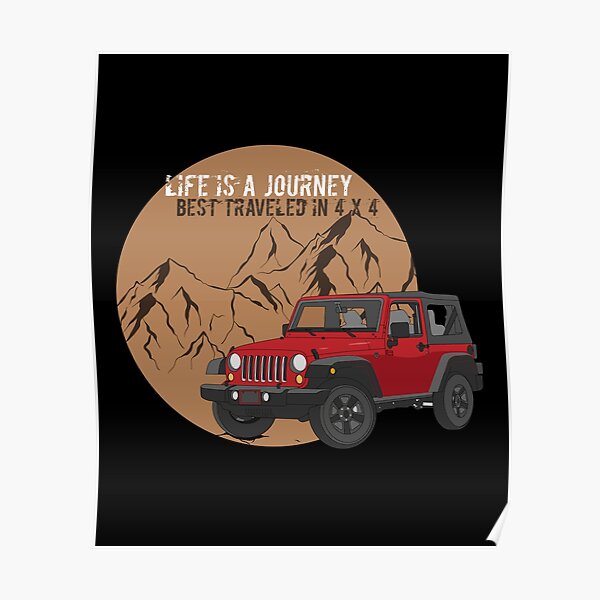 "Offroad Adventure 4x4" Poster for Sale by Artablehut | Redbubble