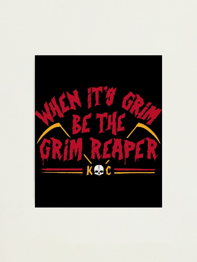 Lámina fotográfica «Mahomes Grim Reaper, cuando es Grim Be The Grim ...