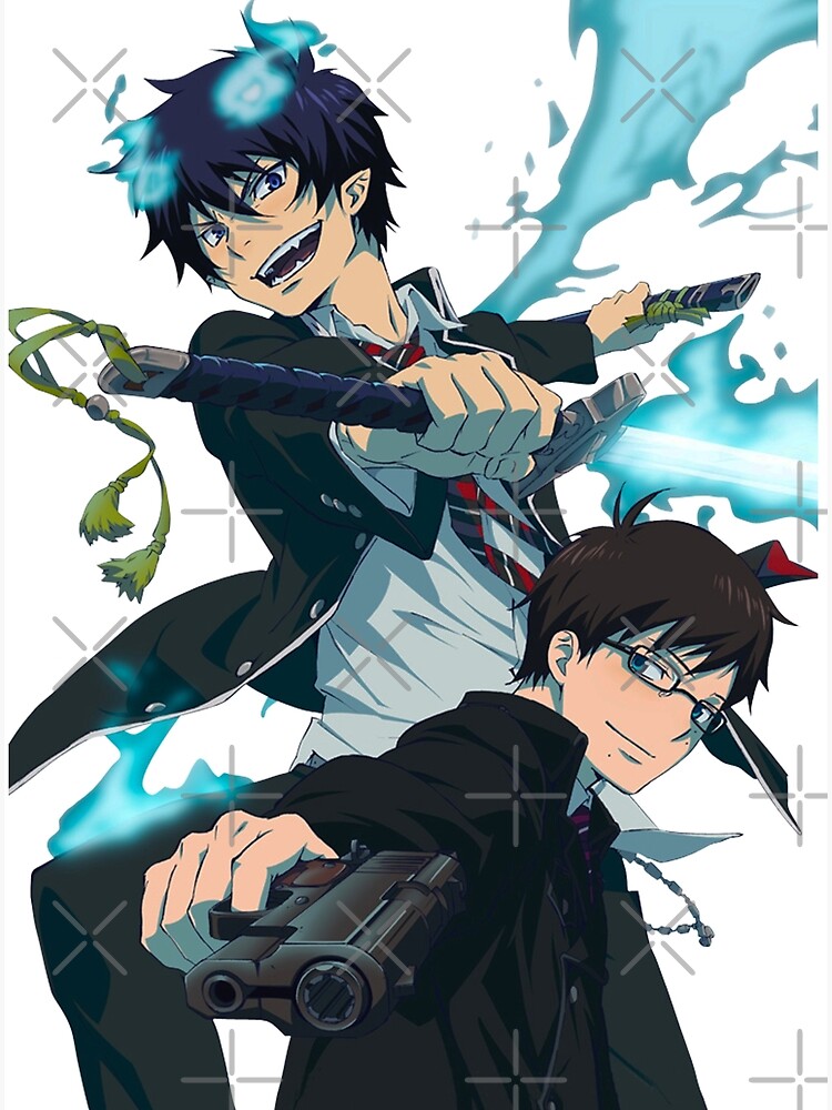 "Blue Exorcist | Rin and Yukio " Poster by KyasutoNaito | Redbubble
