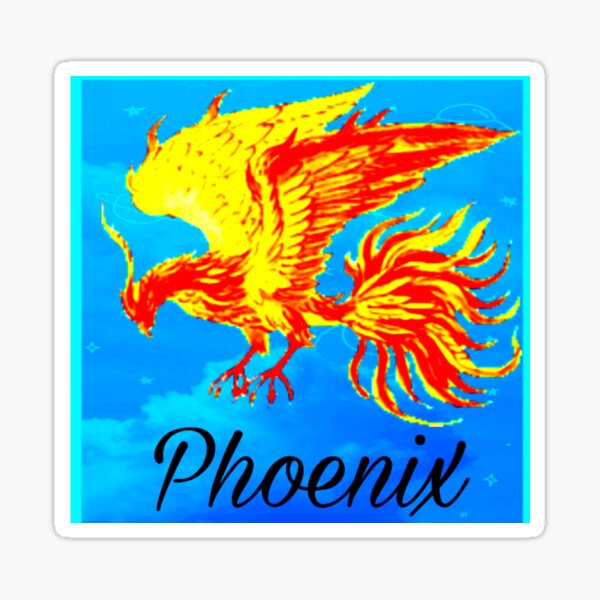 "Phoenix" Sticker by BurningStars87 | Redbubble