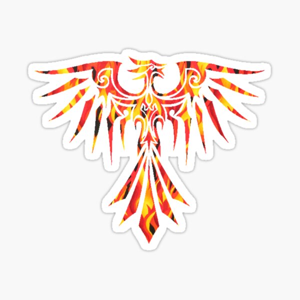 "Phoenix" Sticker by mcolebourn | Redbubble