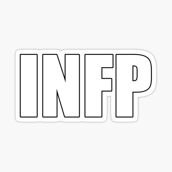 "INFP" Sticker by cerealforme | Redbubble