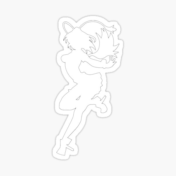 "Hanime Logo White Classic ." Sticker for Sale by WendyMorse52 | Redbubble