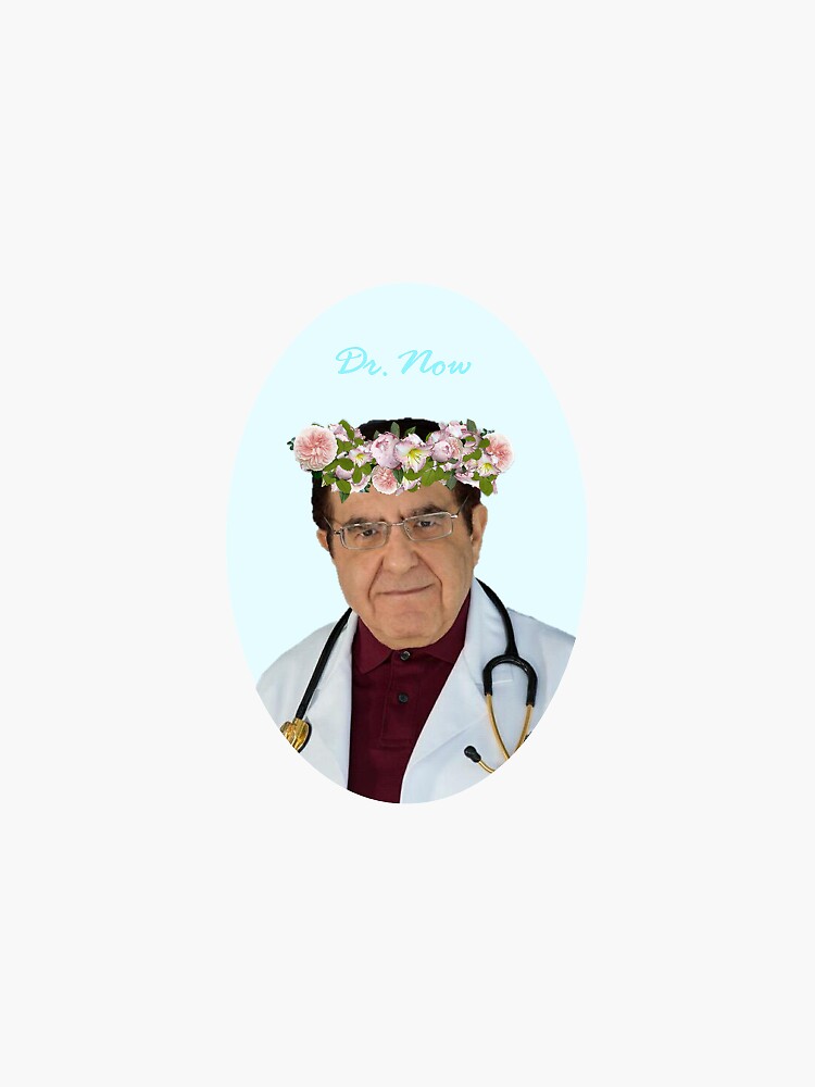 "Dr. Now" Sticker for Sale by Taylor Bruenning | Redbubble