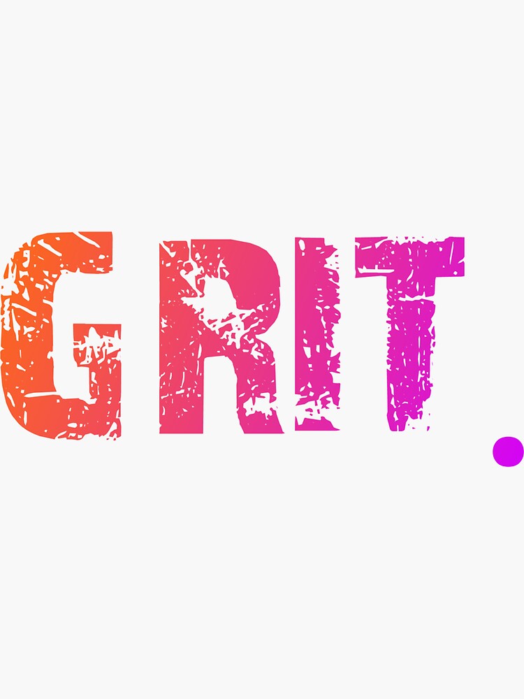 "Grit" Sticker for Sale by Benzerro | Redbubble