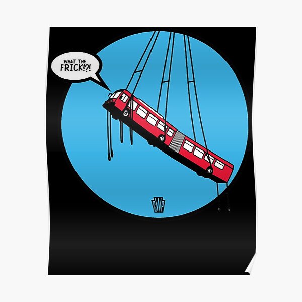 "pittsburgh bus" Poster by halinamati | Redbubble