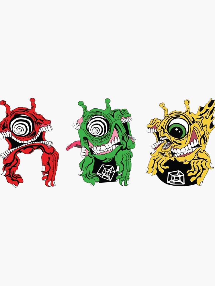 "Subtronics Cyclops " Sticker by FoodPOBartlett | Redbubble