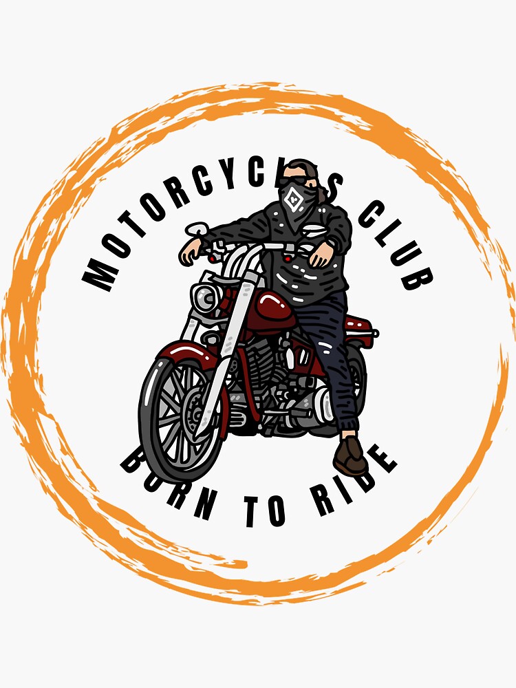 "motor club" Sticker by EVgenty | Redbubble