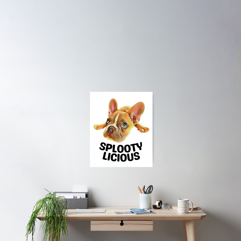 "Splooty-licious Frenchie - Splooting Golden Brown French Bulldog Puppy ...