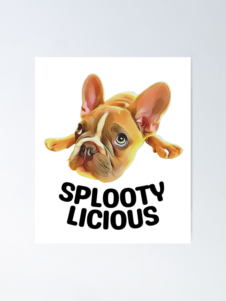 "Splooty-licious Frenchie - Splooting Golden Brown French Bulldog Puppy ...