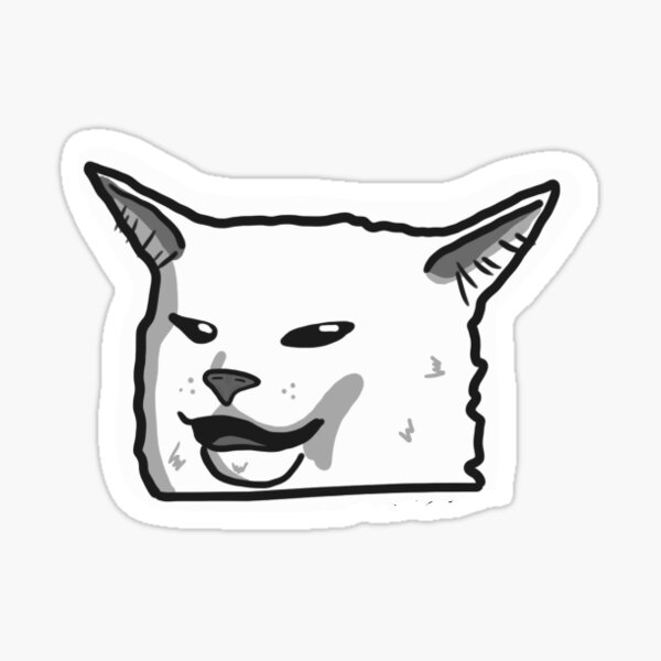"Cat Meme Stickers | Cat Sticker | Funny Cat" Sticker by aRTppareal ...