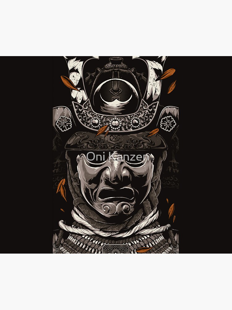 "Undead Oni Samurai" Sticker by NihonJinDesu | Redbubble