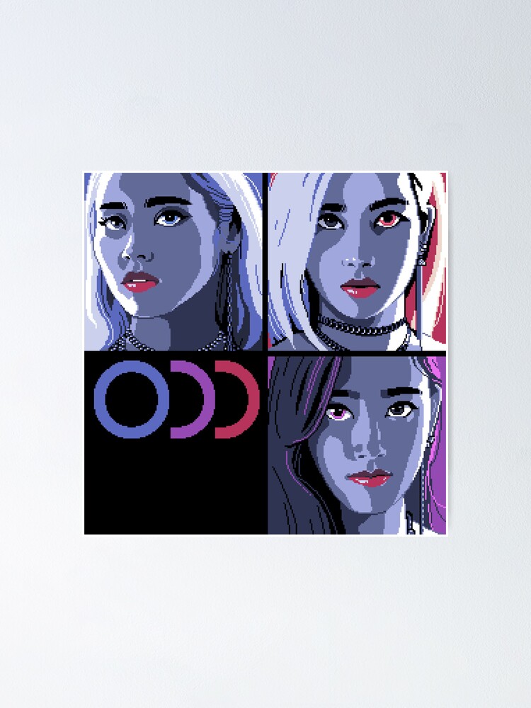 "LOONA Odd Eye Circle (original pixelart)" Poster for Sale by ...