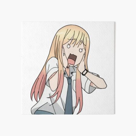 "Scared Marin kitagawa" Art Board Print by Akuma-san | Redbubble